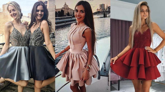 Izberite primerno barvo Kratke Koktajl obleke, Na naši spletni strani ...