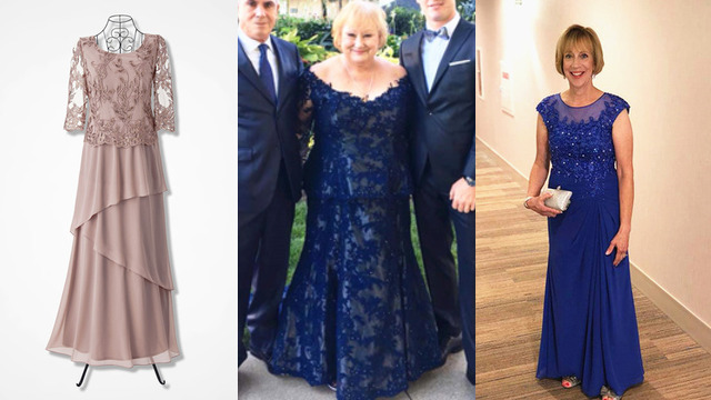 Izberite primerno velikost Poroka Mati obleke, torej je bil zelo ...